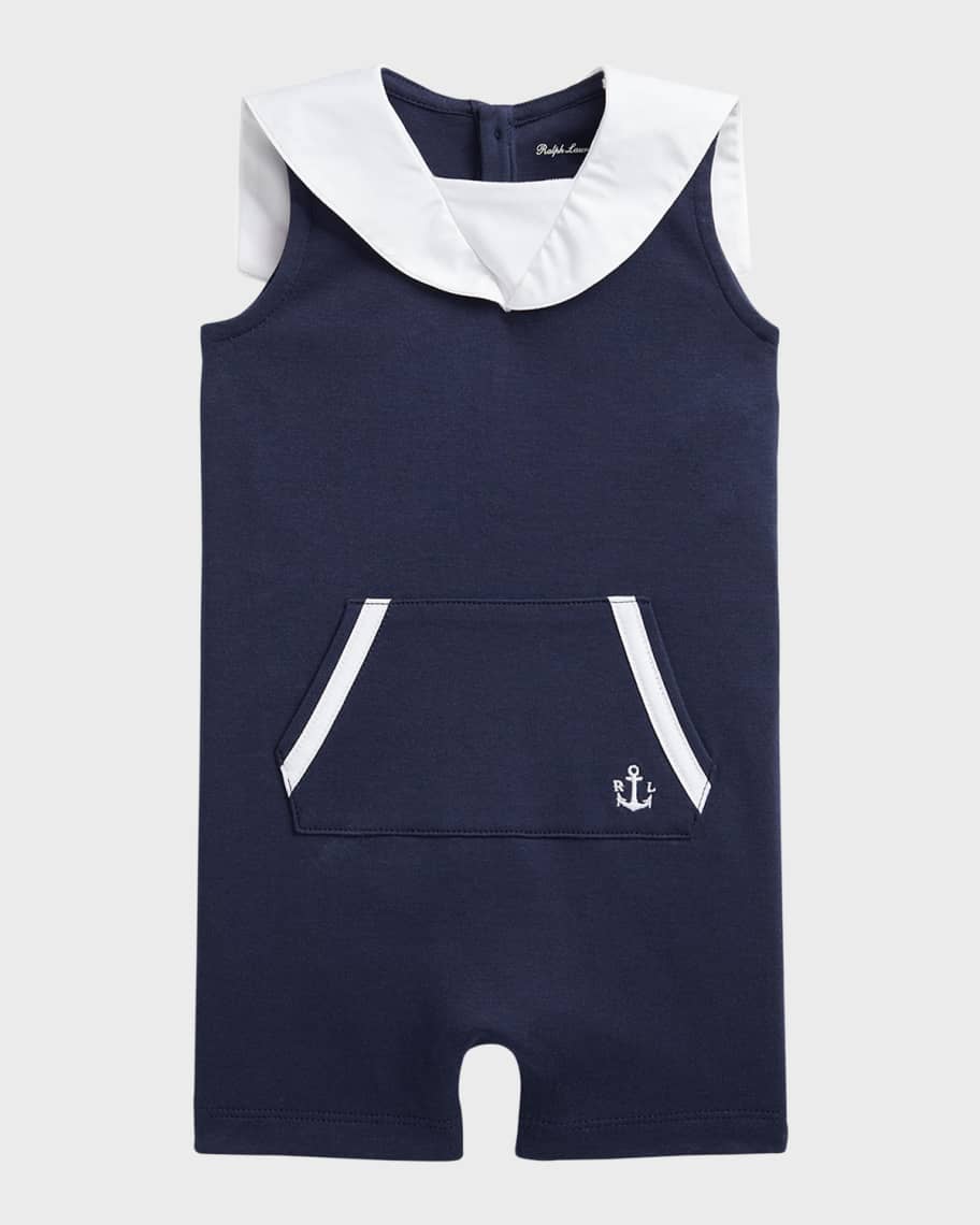Ralph Lauren Childrenswear Boy's Nautical-Inspired Shortall, Size 3M ...