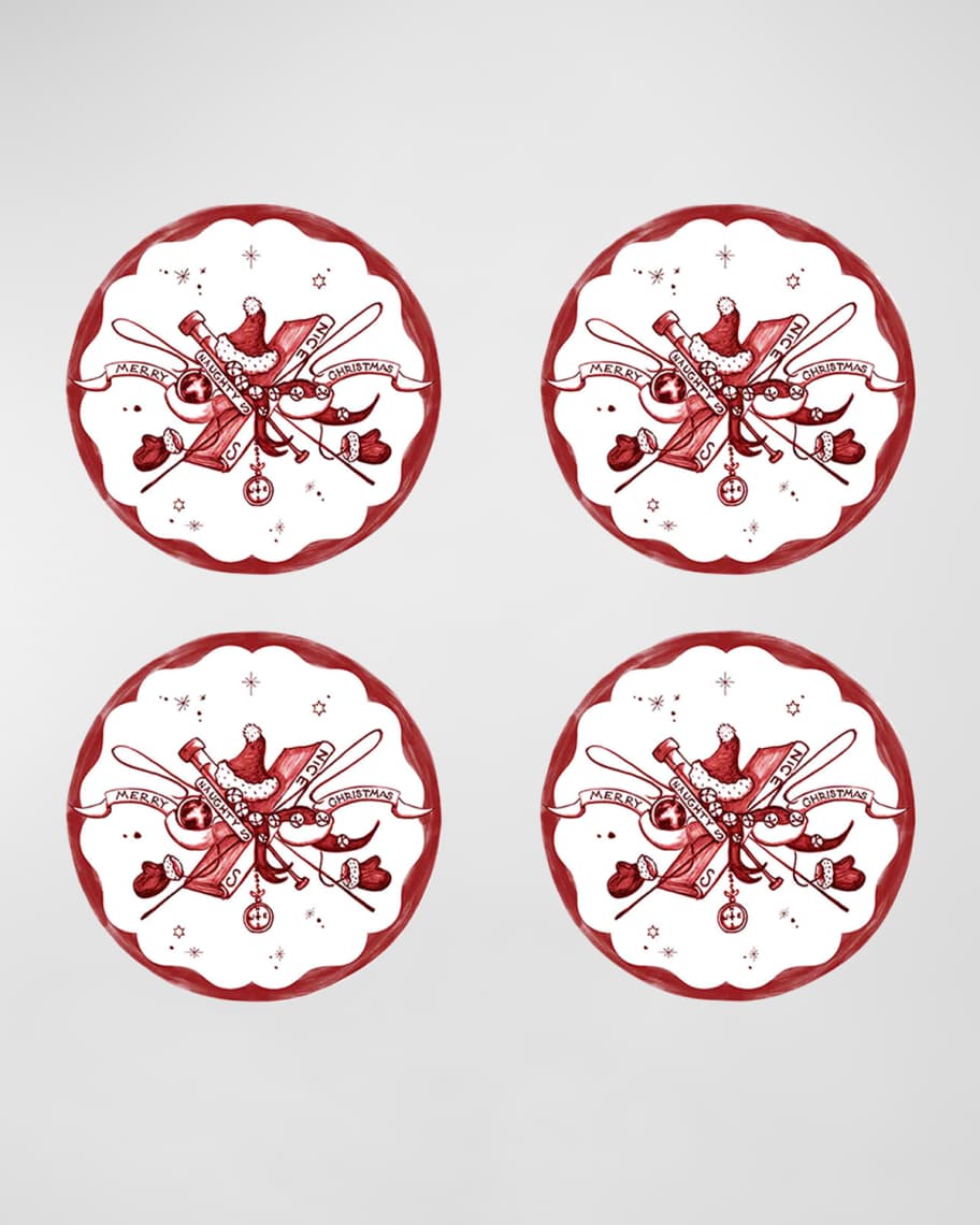 Juliska Country Estate Winter Frolic Coasters, Set of 4 | Neiman Marcus