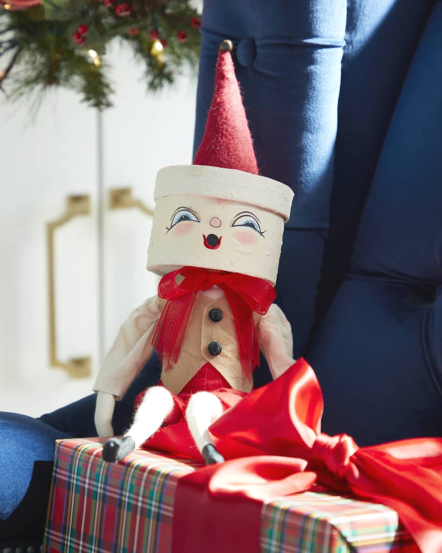 C & F Merry Mark Box Christmas Doll | Neiman Marcus