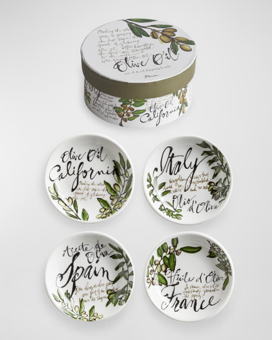 Rosanna Olive Oil Dipping Dishes, Set of 4 | Neiman Marcus
