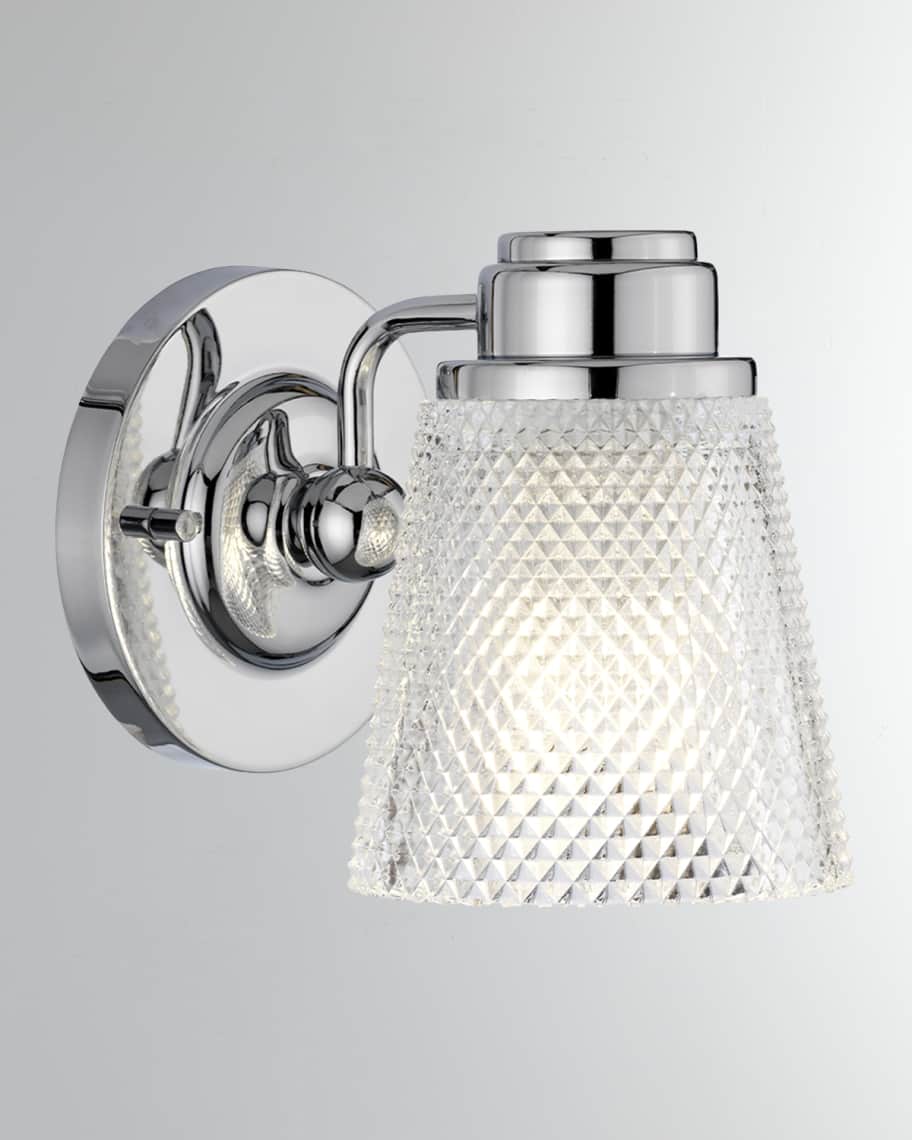 Lucas + McKearn Hudson 1-Light Bath Light in Polished Chrome | Neiman ...