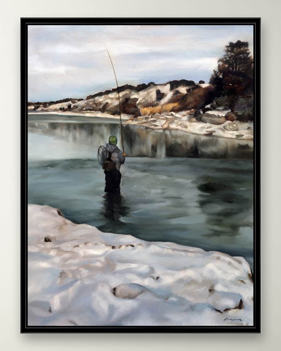 Prestige Arts "Fishing the River" Giclee | Neiman Marcus