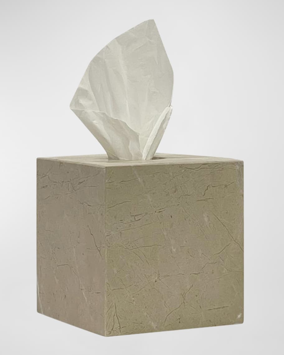 Marble Crafter Eris Tissue Box Holder | Neiman Marcus