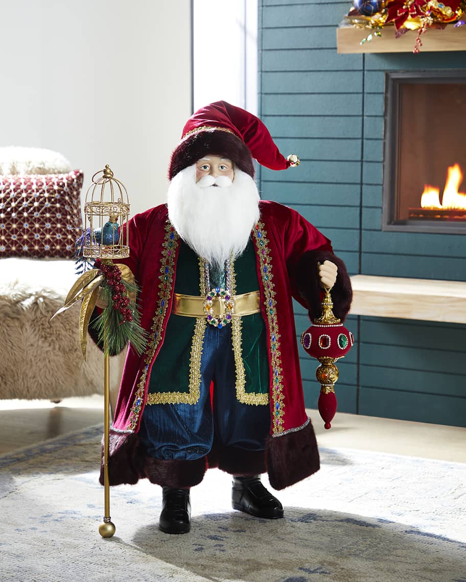 Neiman Marcus 36" Spiritual Christmas Santa | Neiman Marcus