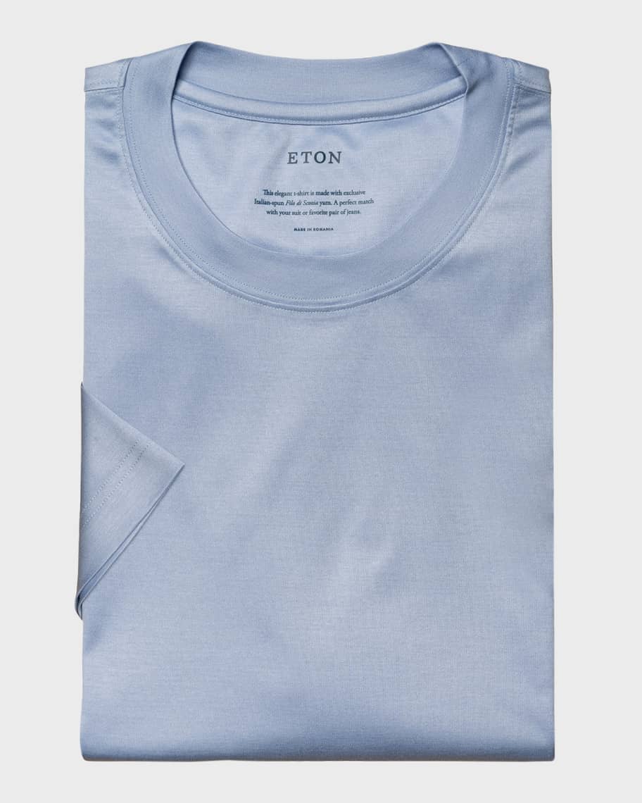 Eton Men's Cotton Jersey Crewneck T-Shirt | Neiman Marcus
