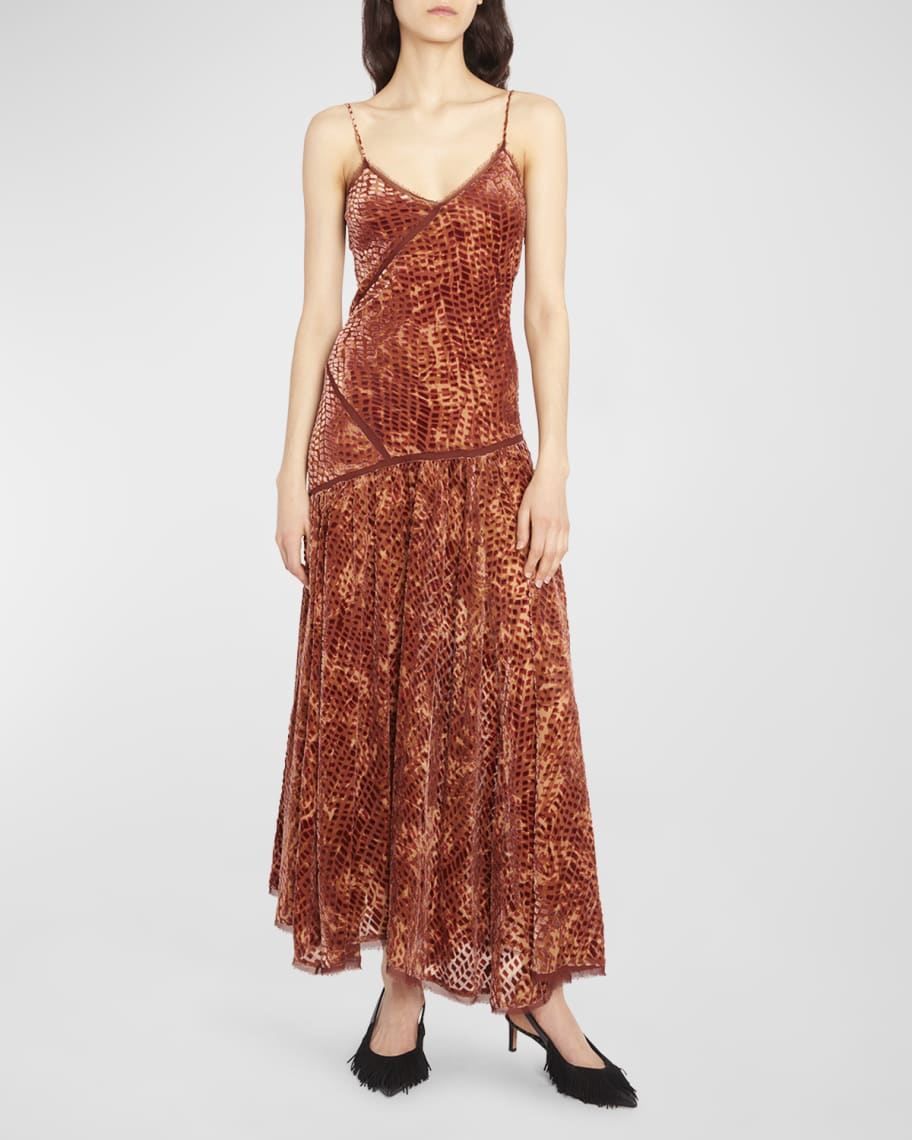 Farm Rio Macaw Elegance Black Maxi Dress | Neiman Marcus