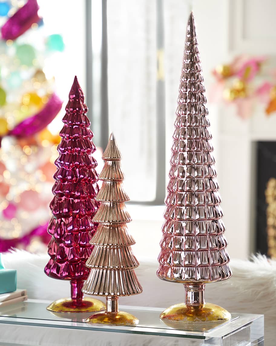 Cody Foster & Co Pink Hue Trees, Set of 3 | Neiman Marcus
