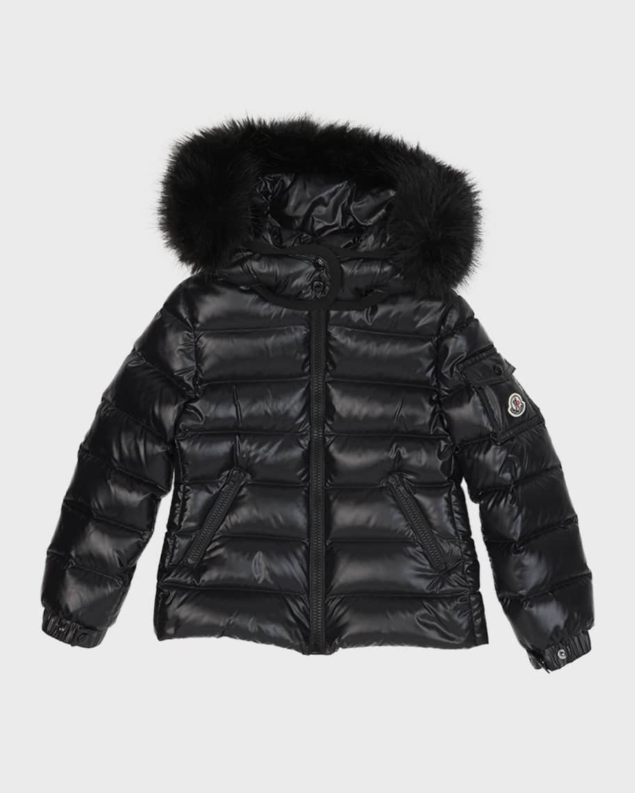 Moncler Kids Bady Faux Fur Quilted Jacket, Size 8-14 | Neiman Marcus