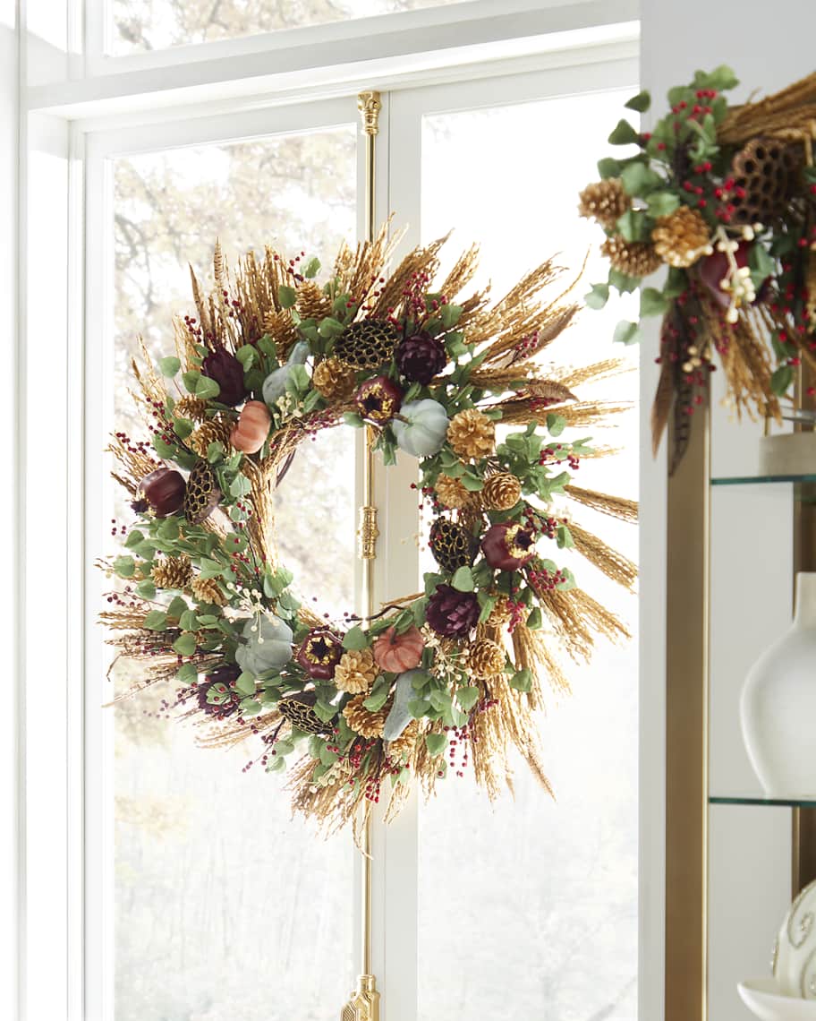 Neiman Marcus 28" Autumn Harvest Wreath | Neiman Marcus