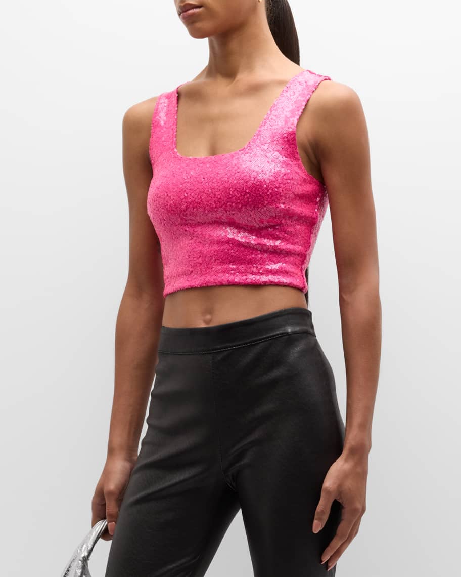 Commando Sequin Crop Top | Neiman Marcus