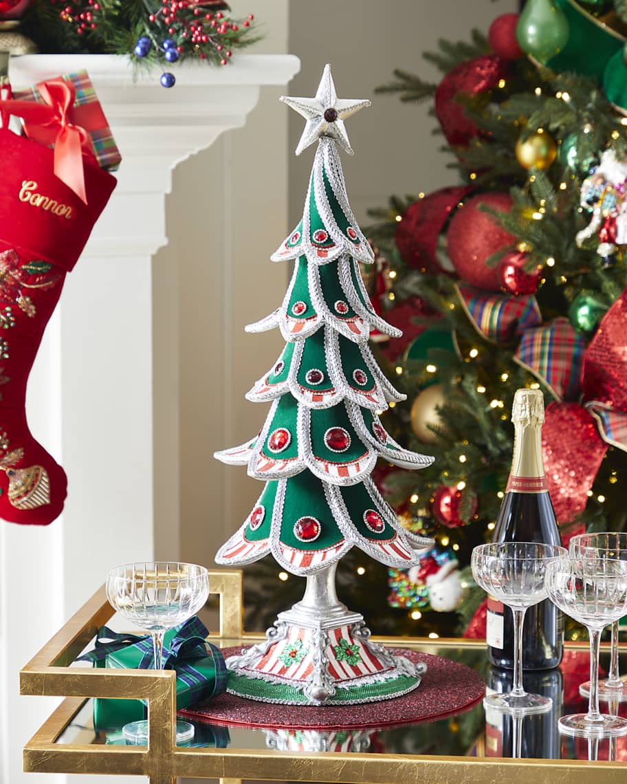 Katherine's Collection 27" Peppermint Palace Tabletop Tree | Neiman Marcus