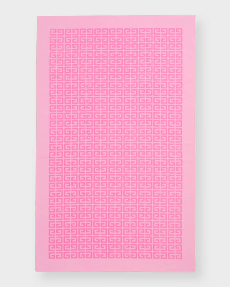 Givenchy 4G Monogram Jacquard Beach Towel | Neiman Marcus