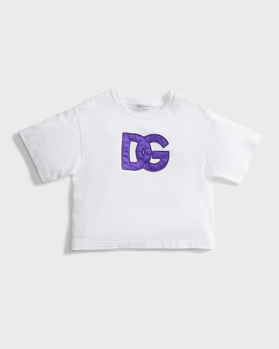Girl's Embroidered DG T-Shirts | Neiman Marcus
