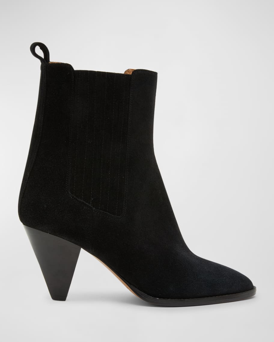 Isabel Marant Reliane Suede Ankle Booties | Neiman Marcus