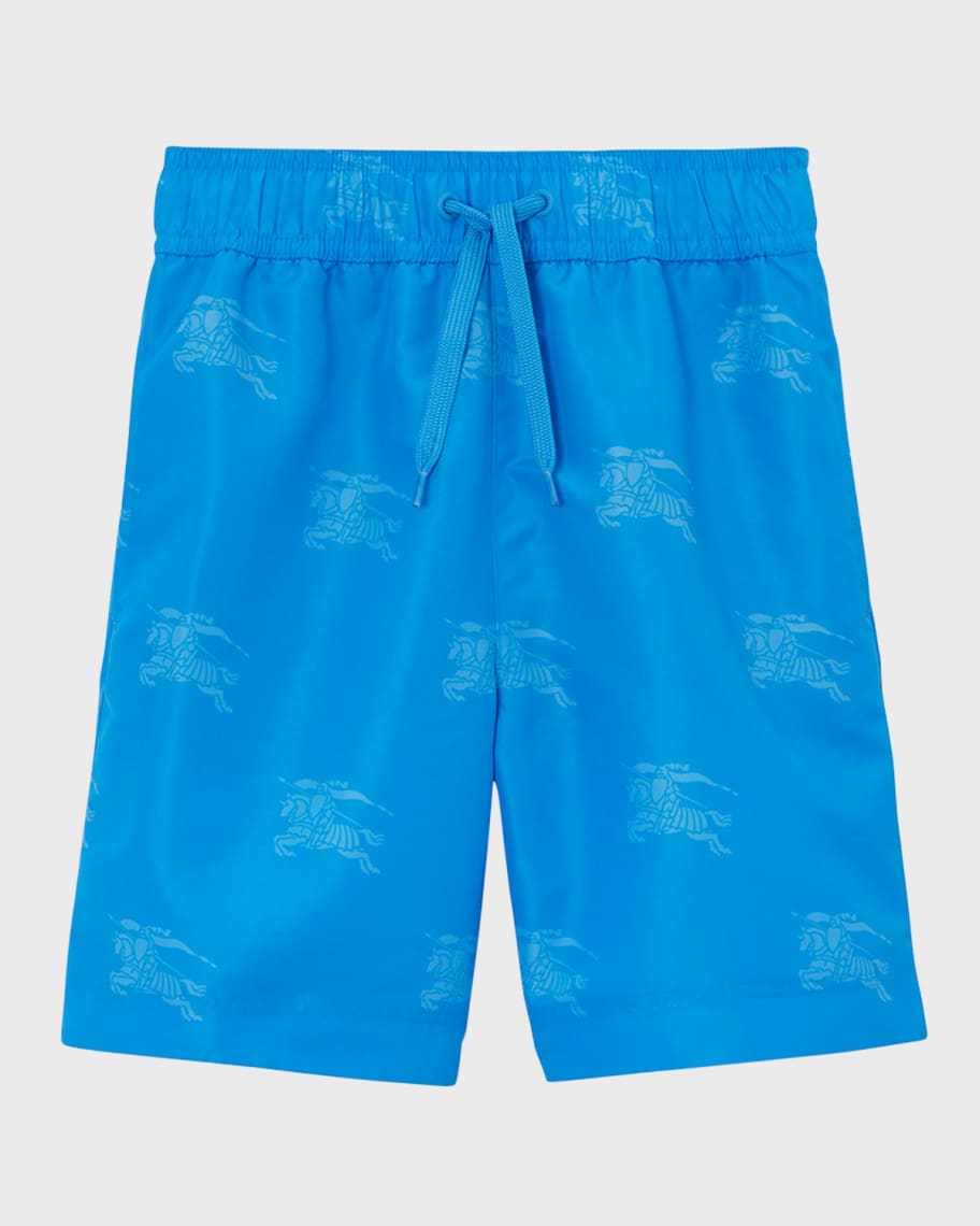 Burberry Boy's Malcolm Equestrian Knight Swim Trunks, Size 3-14 ...