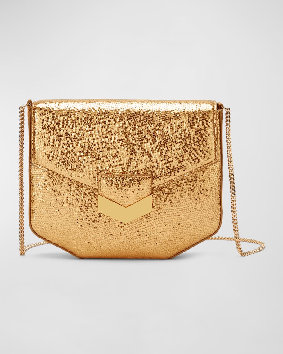 DeMellier London Mini Metallic Shoulder Bag | Neiman Marcus