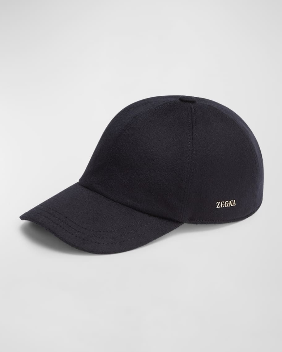 ZEGNA Men's Cashmere 6-Panel Baseball Hat | Neiman Marcus