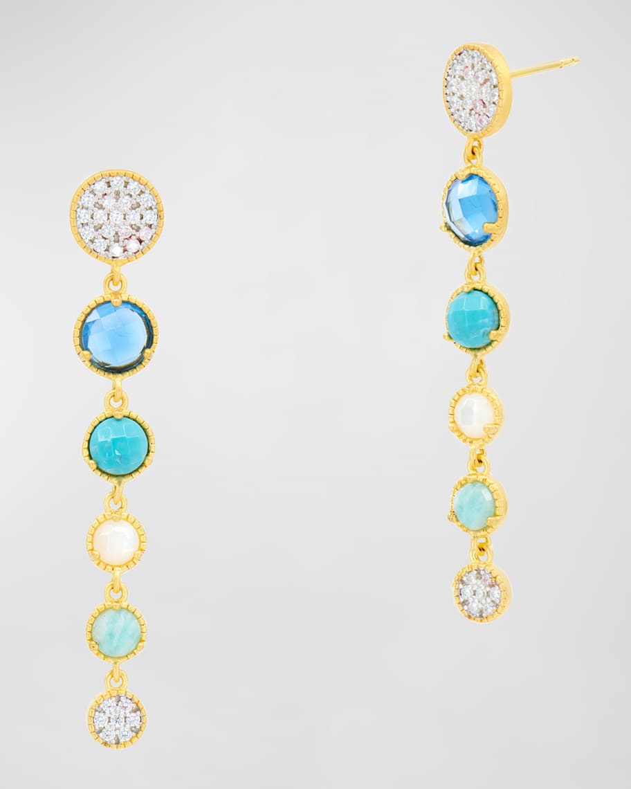 Freida Rothman Shades of Hope Linear Earrings | Neiman Marcus