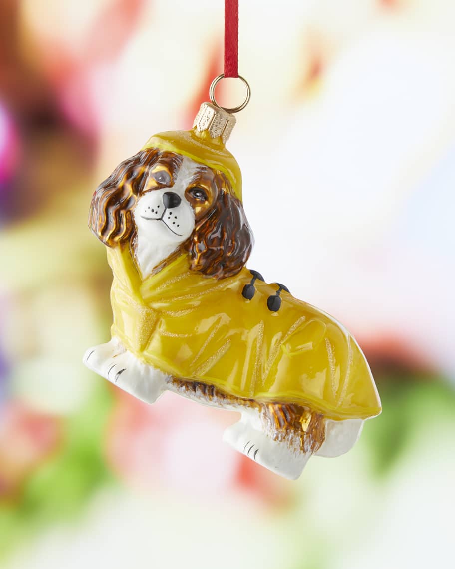 Joy To The World Collectibles Cavalier King Blenheim in Rain Coat ...