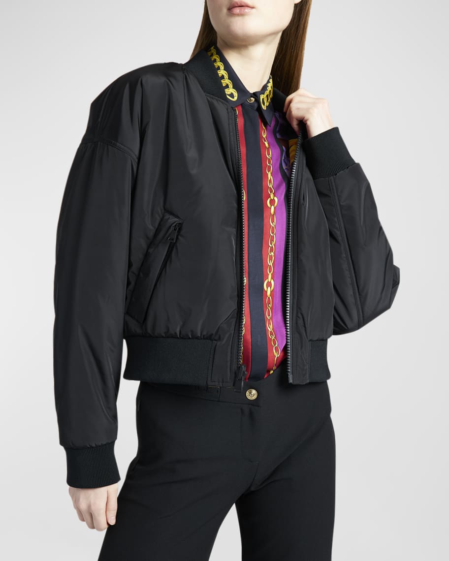 Versace Jeans Couture Reversible Chain Couture Bomber Jacket | Neiman ...