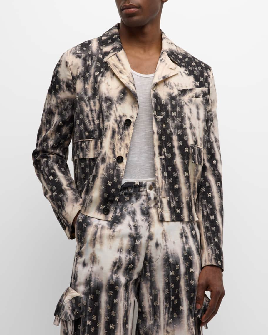 Amiri Men's Bleached MA Paisley Utility Jacket | Neiman Marcus