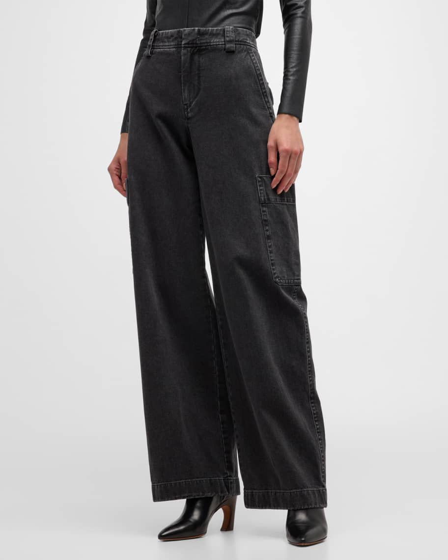 SIMKHAI Linnea Long-Sleeve Combo Knit Pullover Sweater | Neiman Marcus