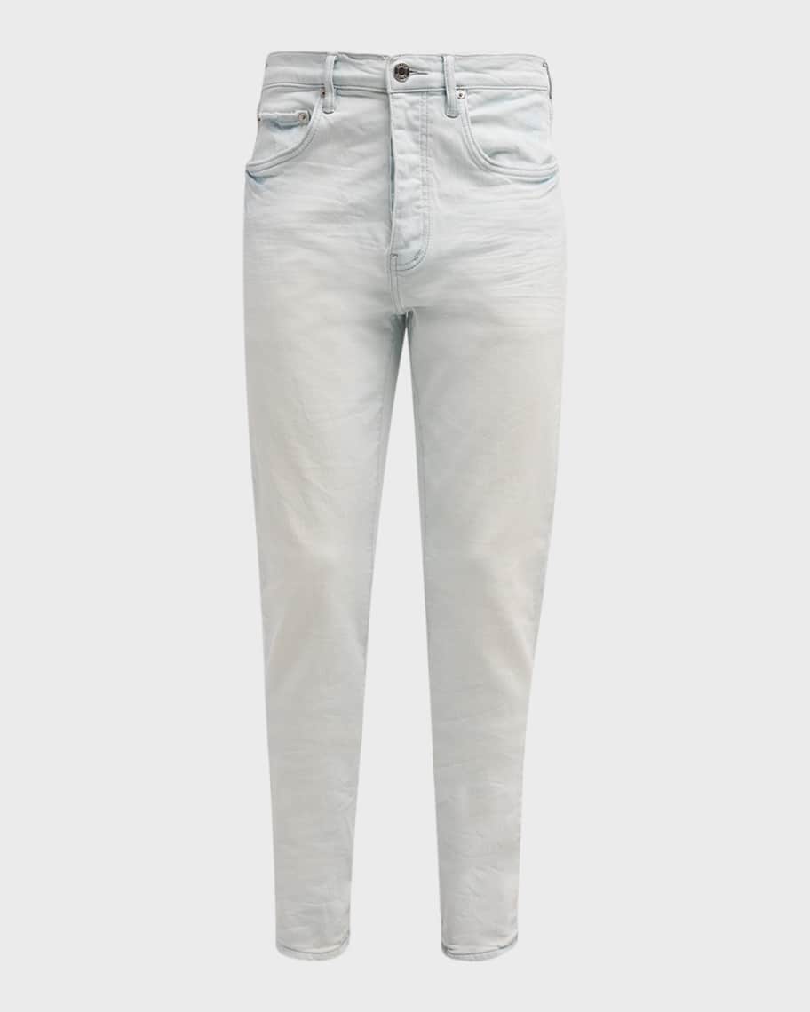 PURPLE Men's Super Faded Icy Button-Fly Jeans | Neiman Marcus