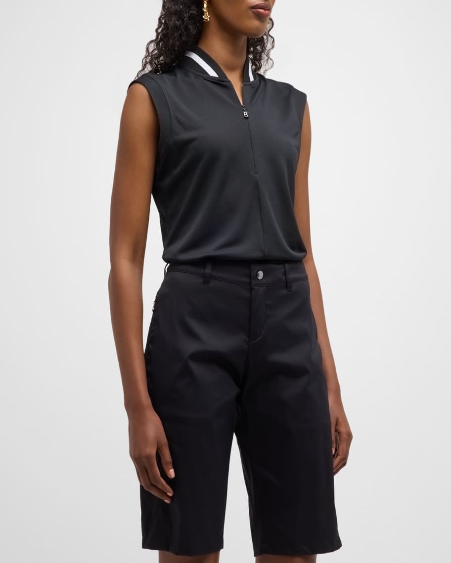 Bogner Eva Fitted Half-Zip Top | Neiman Marcus