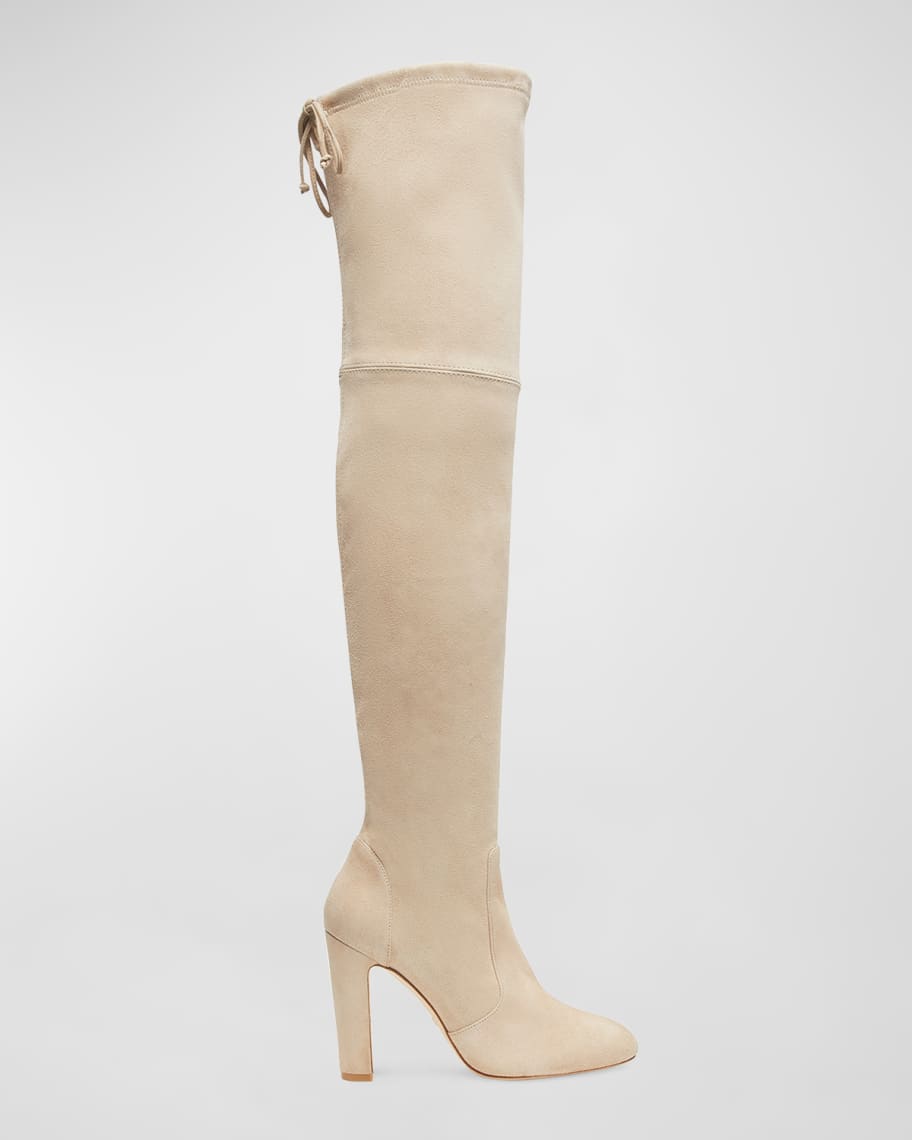 Stuart Weitzman Vidaland Suede Over-The-Knee Boots | Neiman Marcus