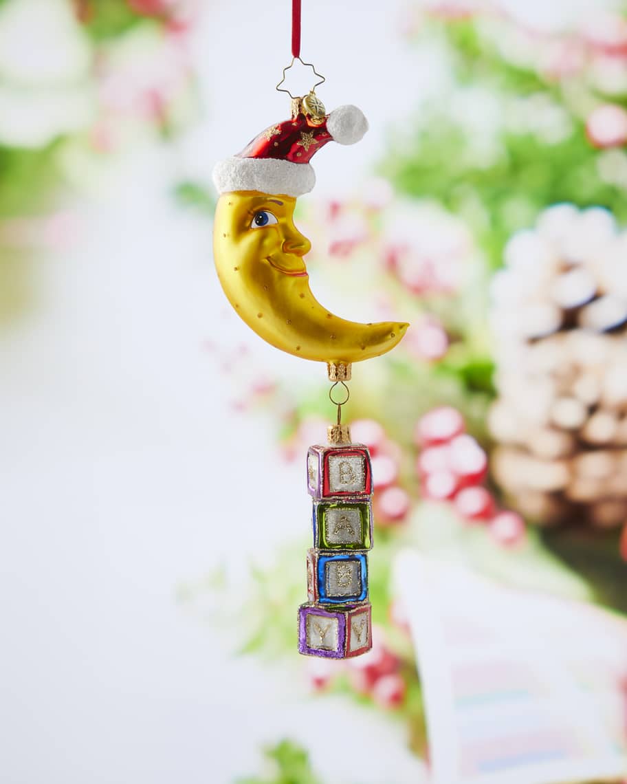 Christopher Radko To The Moon And Back Baby Christmas Ornament | Neiman ...