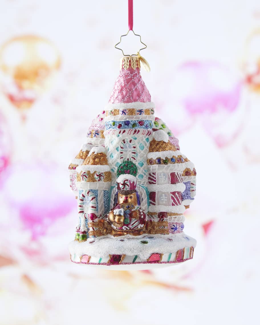 Christopher Radko Candy Cane Castle Christmas Ornament | Neiman Marcus