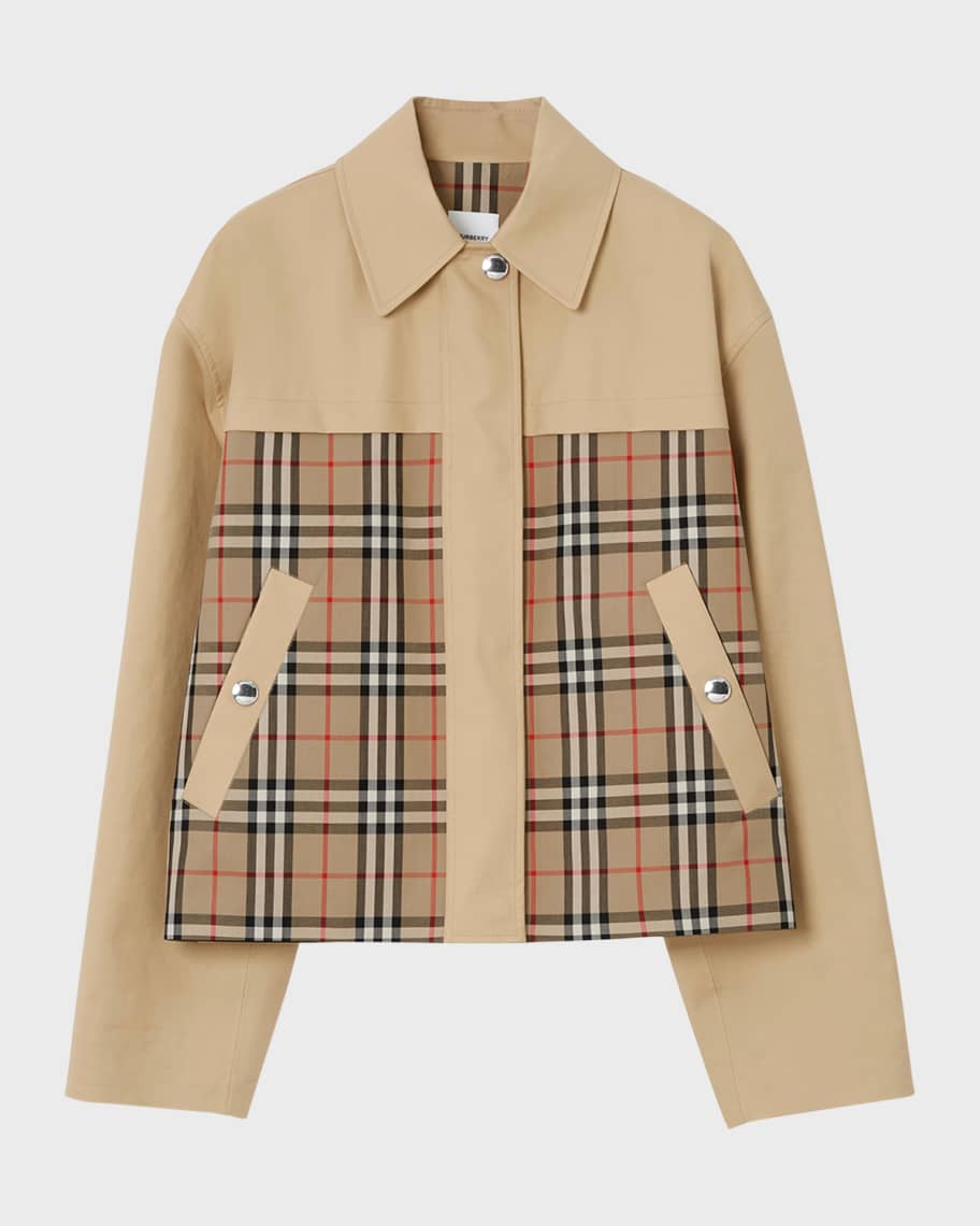 Burberry Hawkley Check Collared Shirt | Neiman Marcus