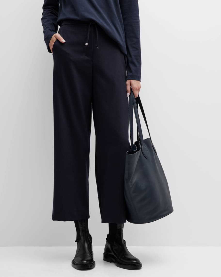 Max Mara Floria Cropped Drawstring Pants | Neiman Marcus