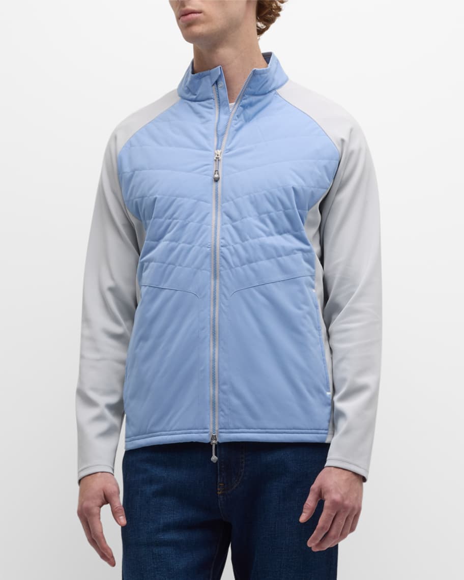 Peter Millar Men's Merge Elite Hybrid Wind-Resistant Jacket | Neiman Marcus