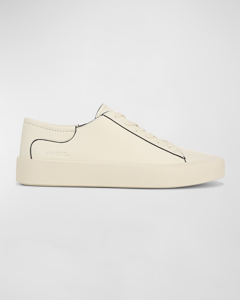 Vince Gabi Leather Low-Top Sneakers | Neiman Marcus