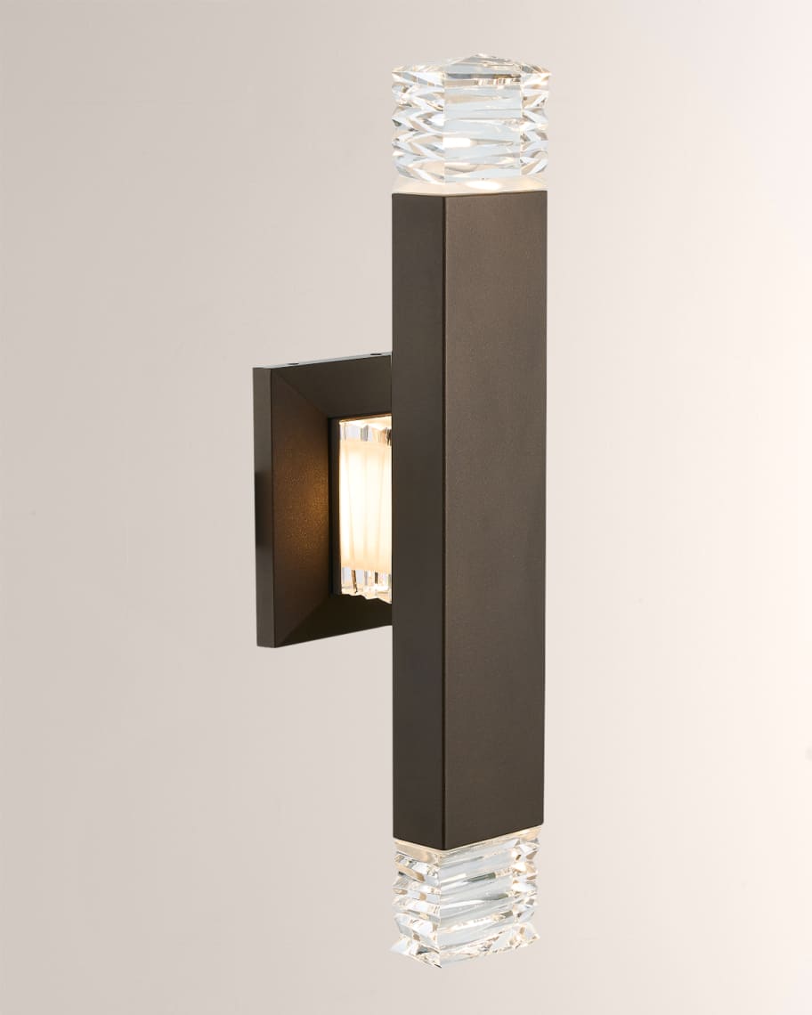 Allegri Crystal by Kalco Lighting Tapatta Outdoor 24” Led Wall Sconce ...