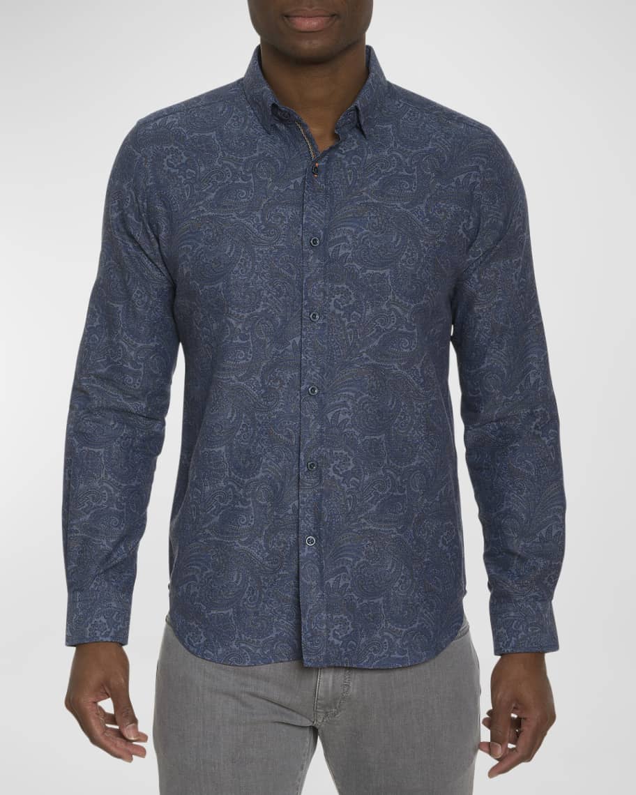 Robert Graham Men's Amrani Slim Fit Sport Shirt | Neiman Marcus