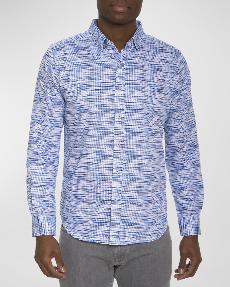 Robert Graham Men's Moretti Slim Fit Sport Shirt | Neiman Marcus