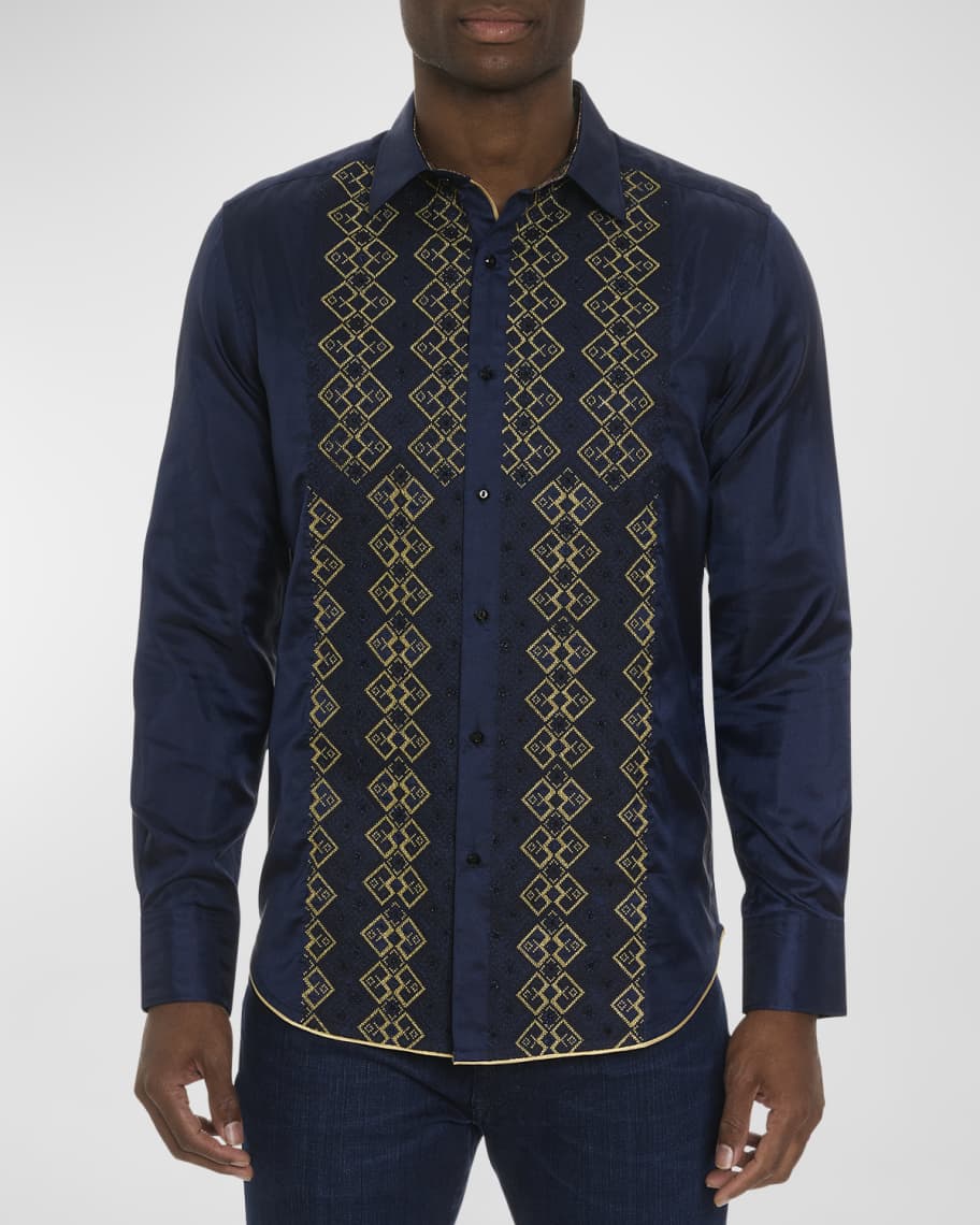 Robert Graham Men's The Golden Crest Limited Edition Sport Shirt ...