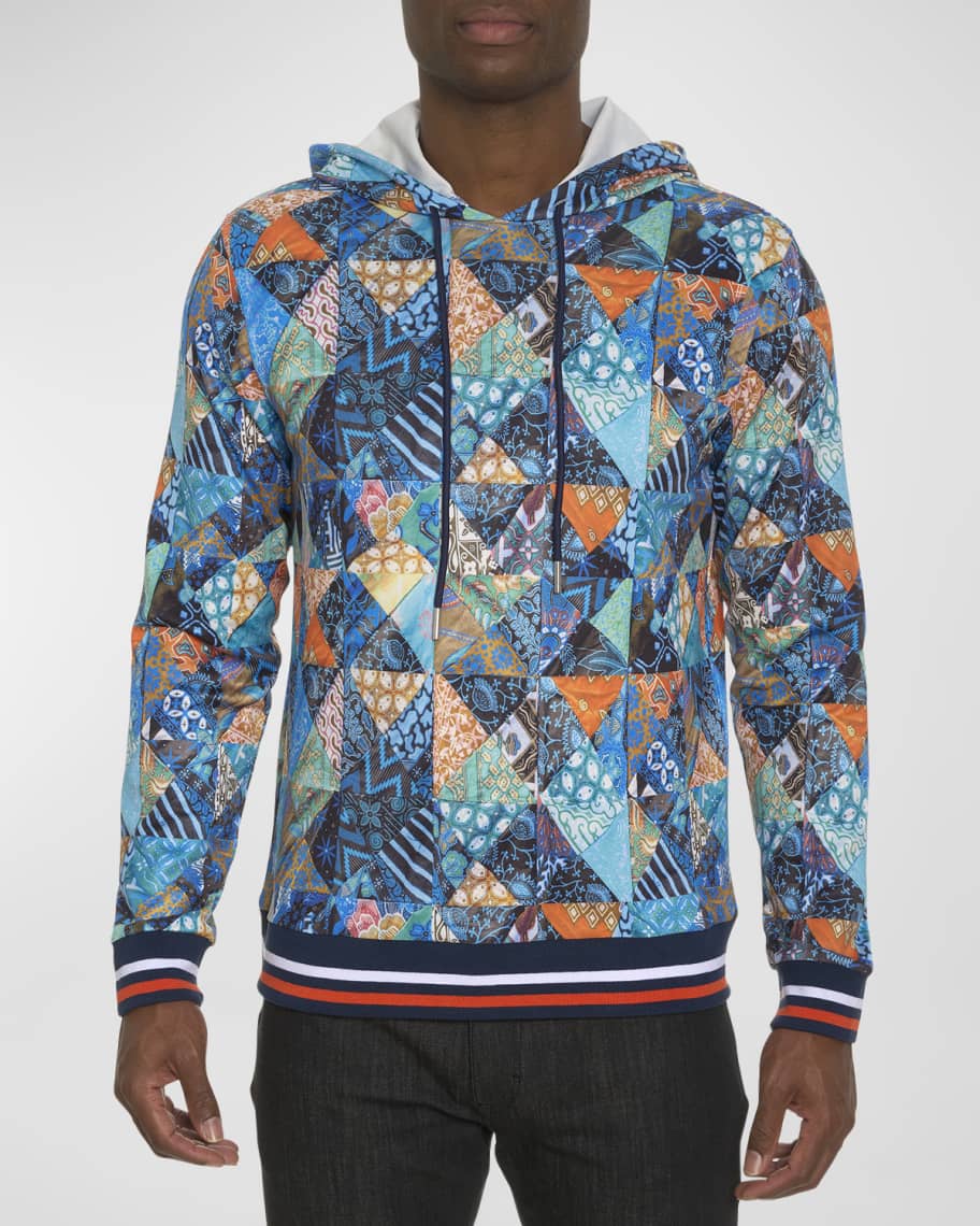 Robert Graham Men's Broken Tiles Hoodie | Neiman Marcus