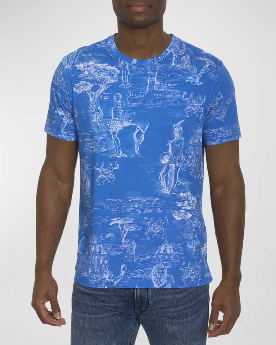 Robert Graham Men's Ode To Florence Graphic T-Shirt | Neiman Marcus