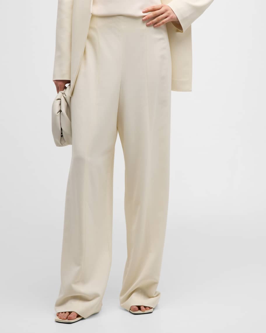 Loulou De Saison Hamill Wide-Leg Pants | Neiman Marcus