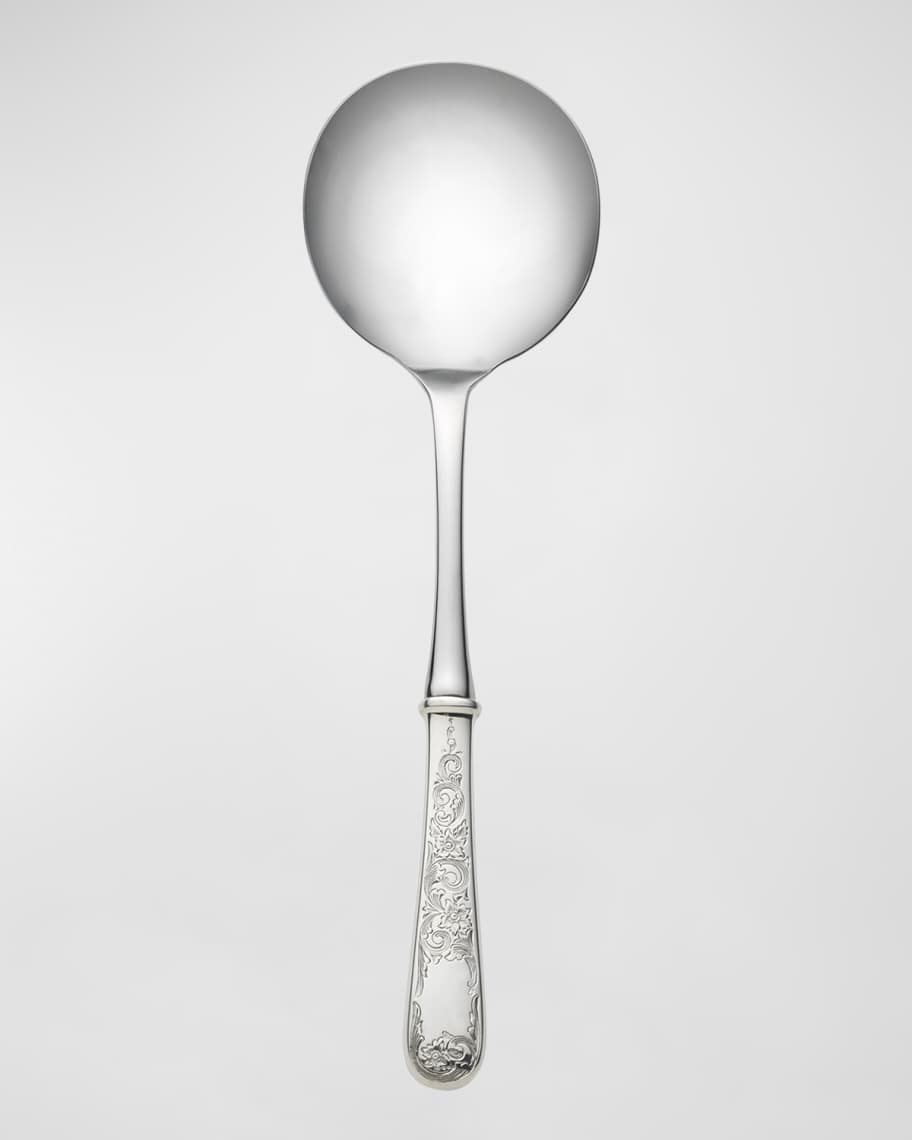 Kirk Stieff Old Maryland Engraved Casserole Spoon, Hollow Handle ...