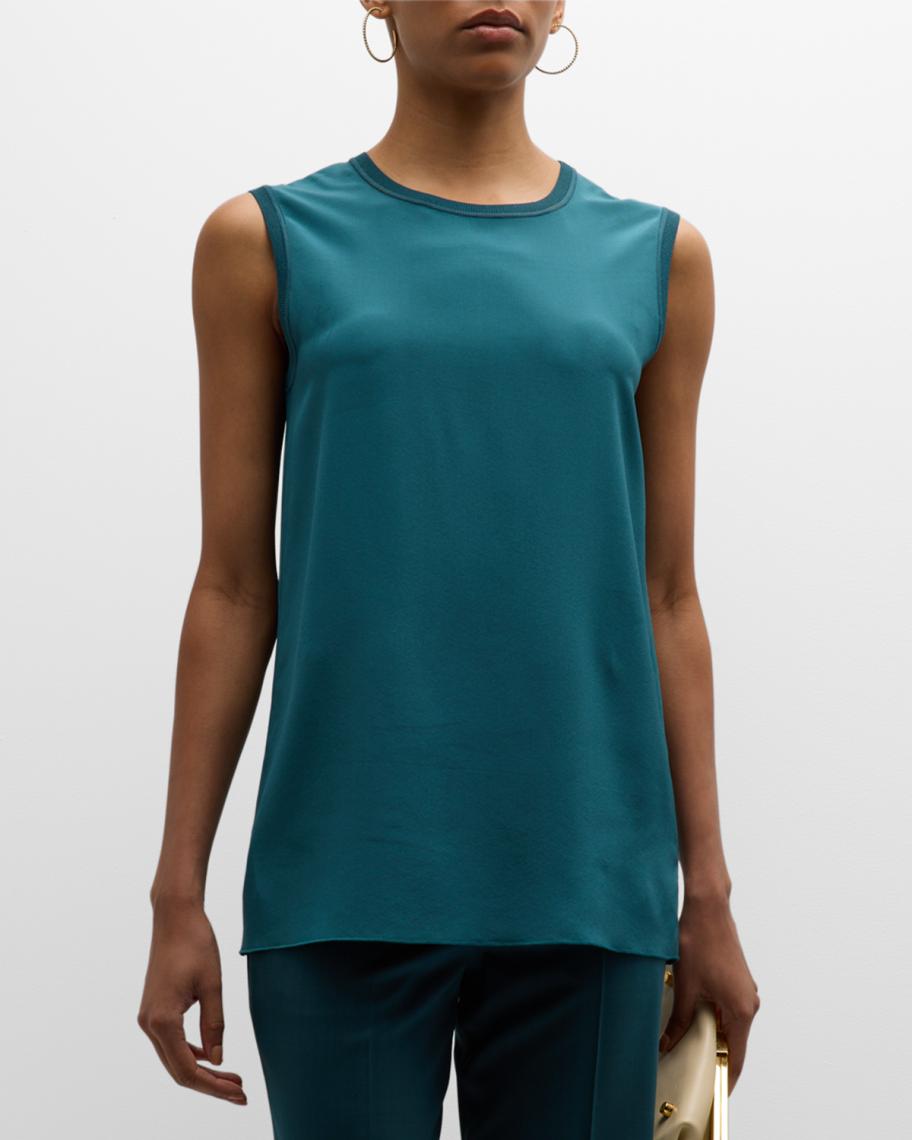 Joseph Bley Sleeveless Crewneck Blouse | Neiman Marcus