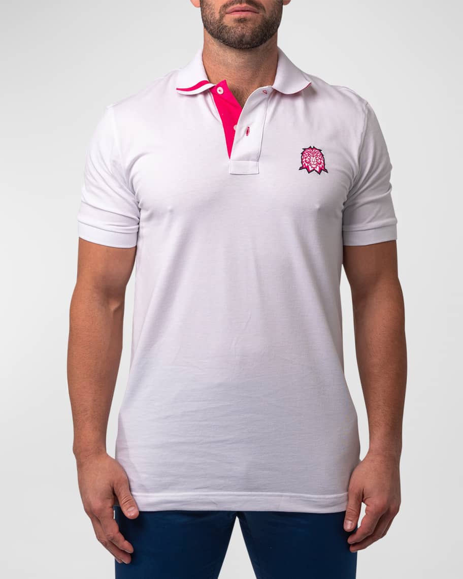 Maceoo Men's Mozart Tipped Polo Shirt | Neiman Marcus
