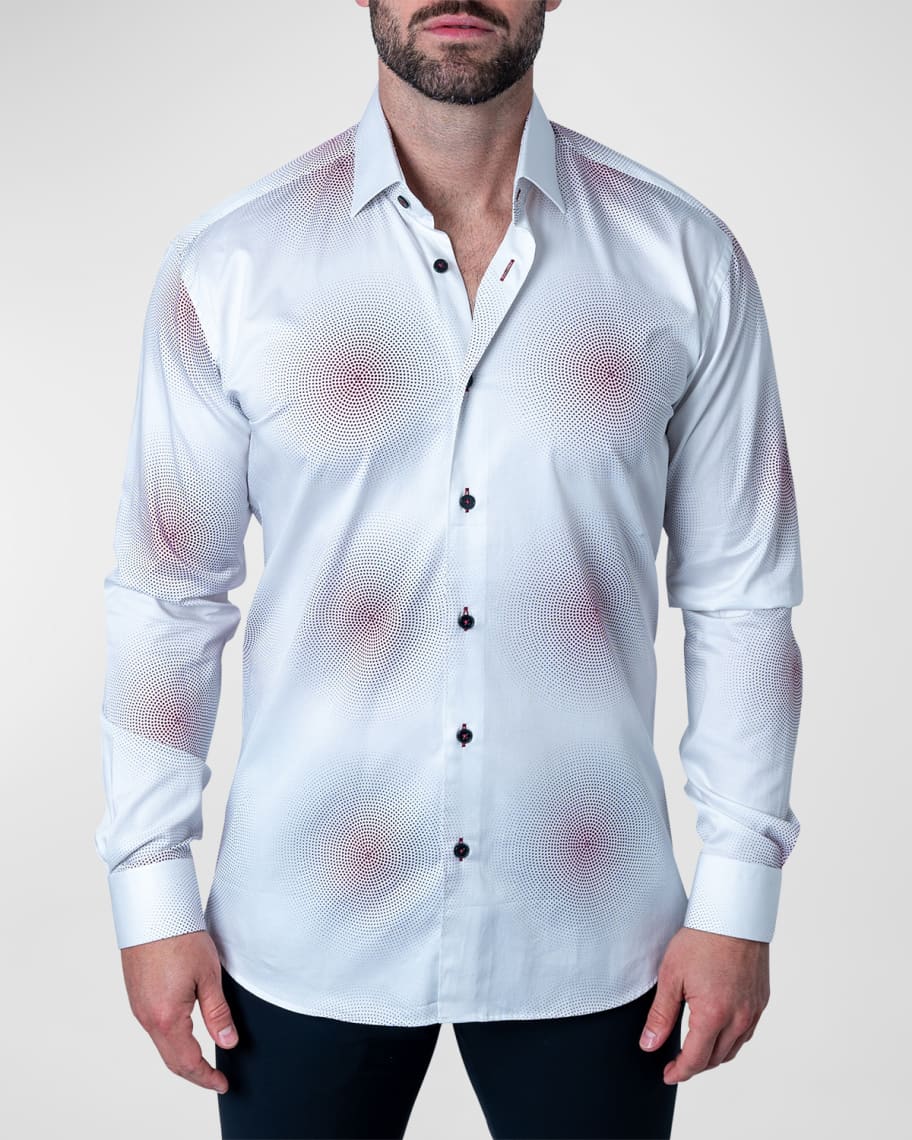 Maceoo Men's Fibonacci Radius Sport Shirt | Neiman Marcus