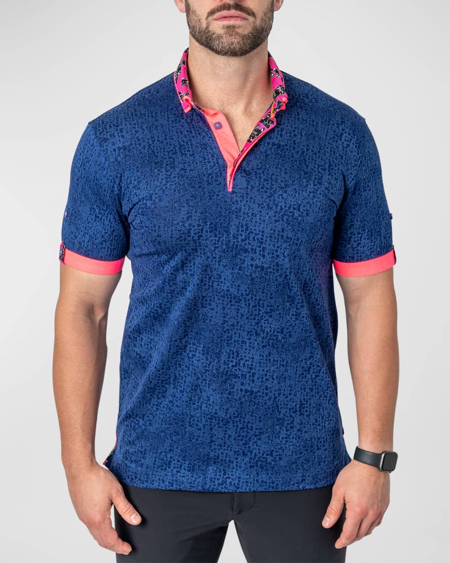 Maceoo Men's MozartCloudy Polo Shirt | Neiman Marcus