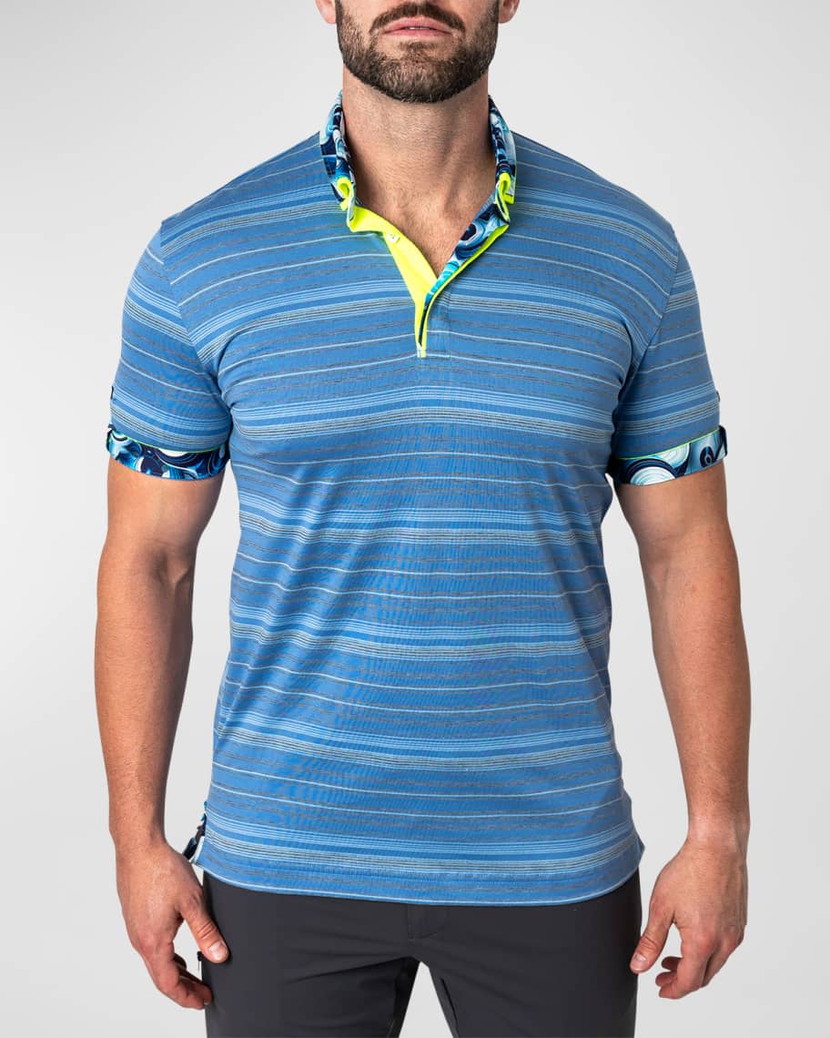 Maceoo Men's MozartCielo Polo Shirt | Neiman Marcus