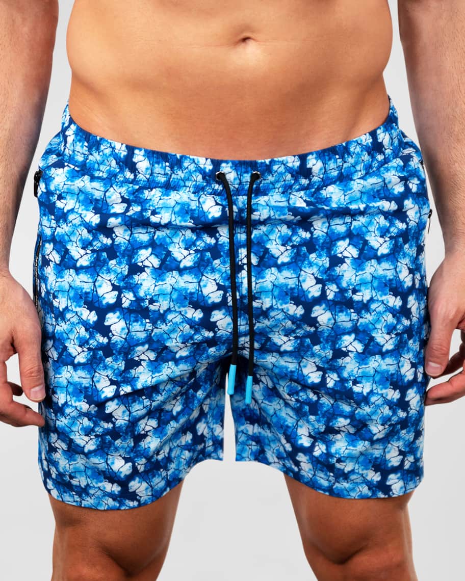 Maceoo Men's Lion Swim Shorts | Neiman Marcus