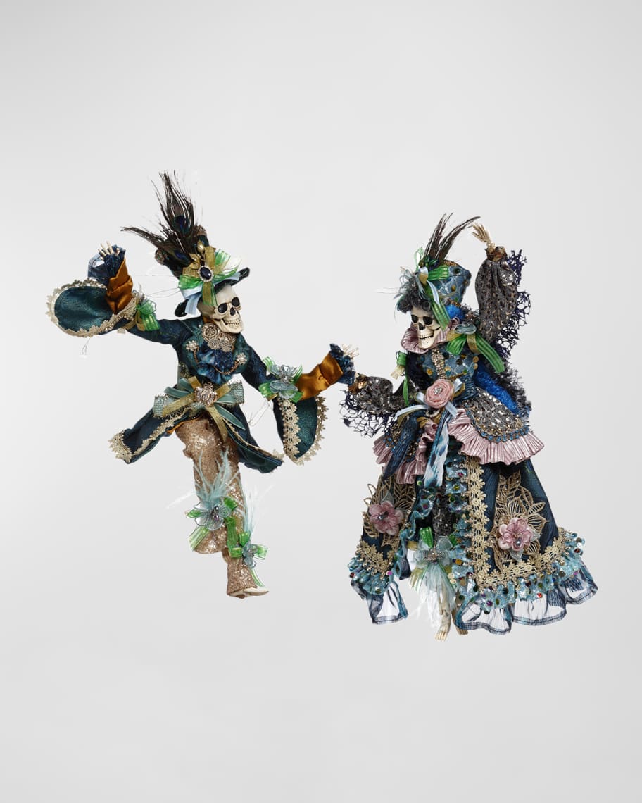 Mark Roberts Fulfilling Life Skeleton 21.5" Halloween Figurines, Set of ...